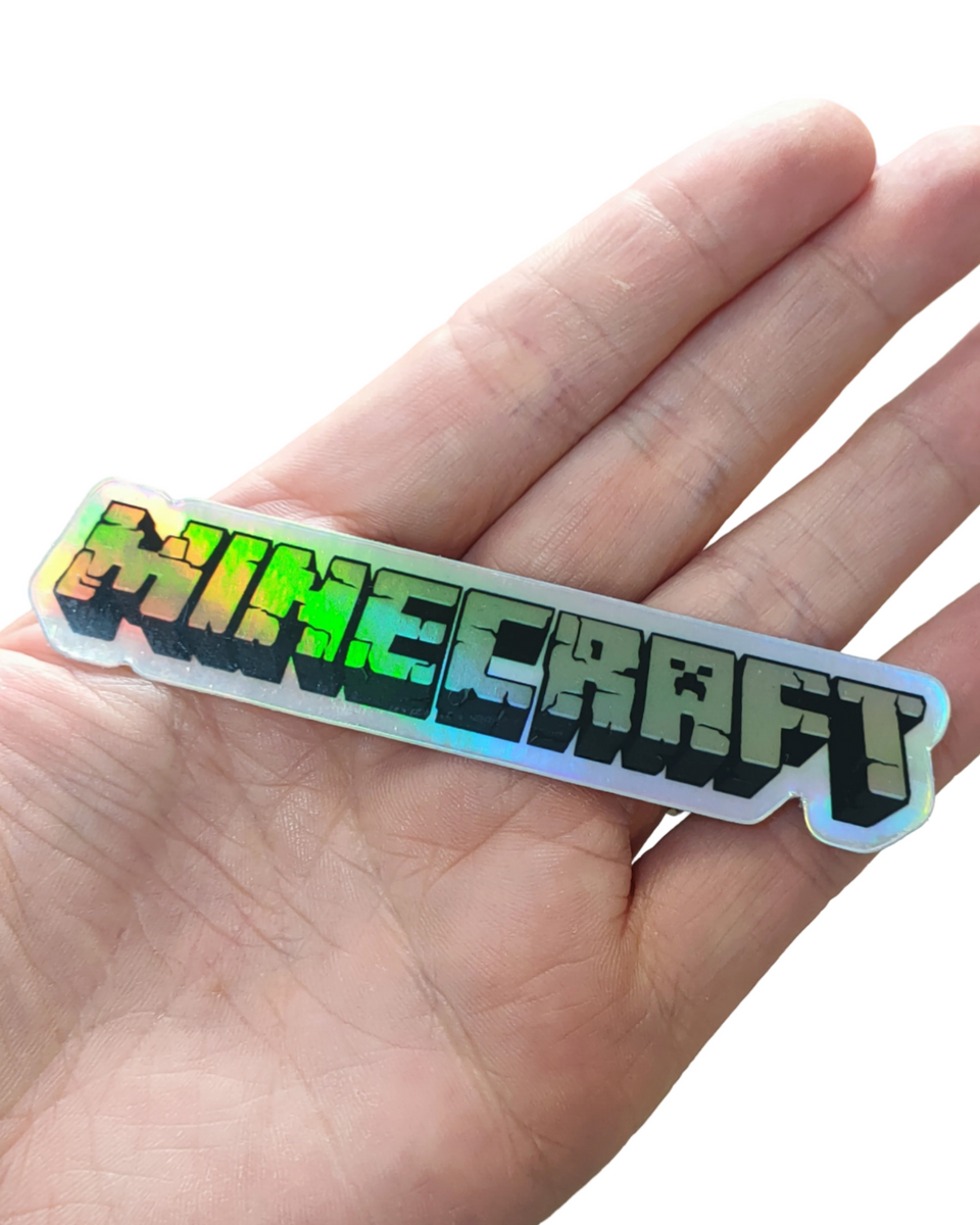 Minecraft Premium Vinyl Holographic Sticker | STEAM Kids
