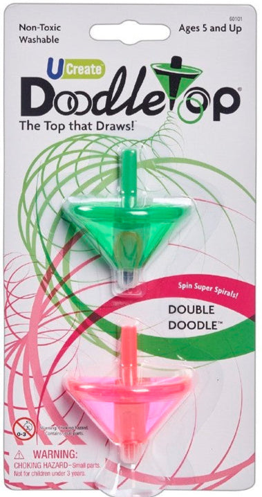 Double Doodletop Pink and Green | STEAM Kids
