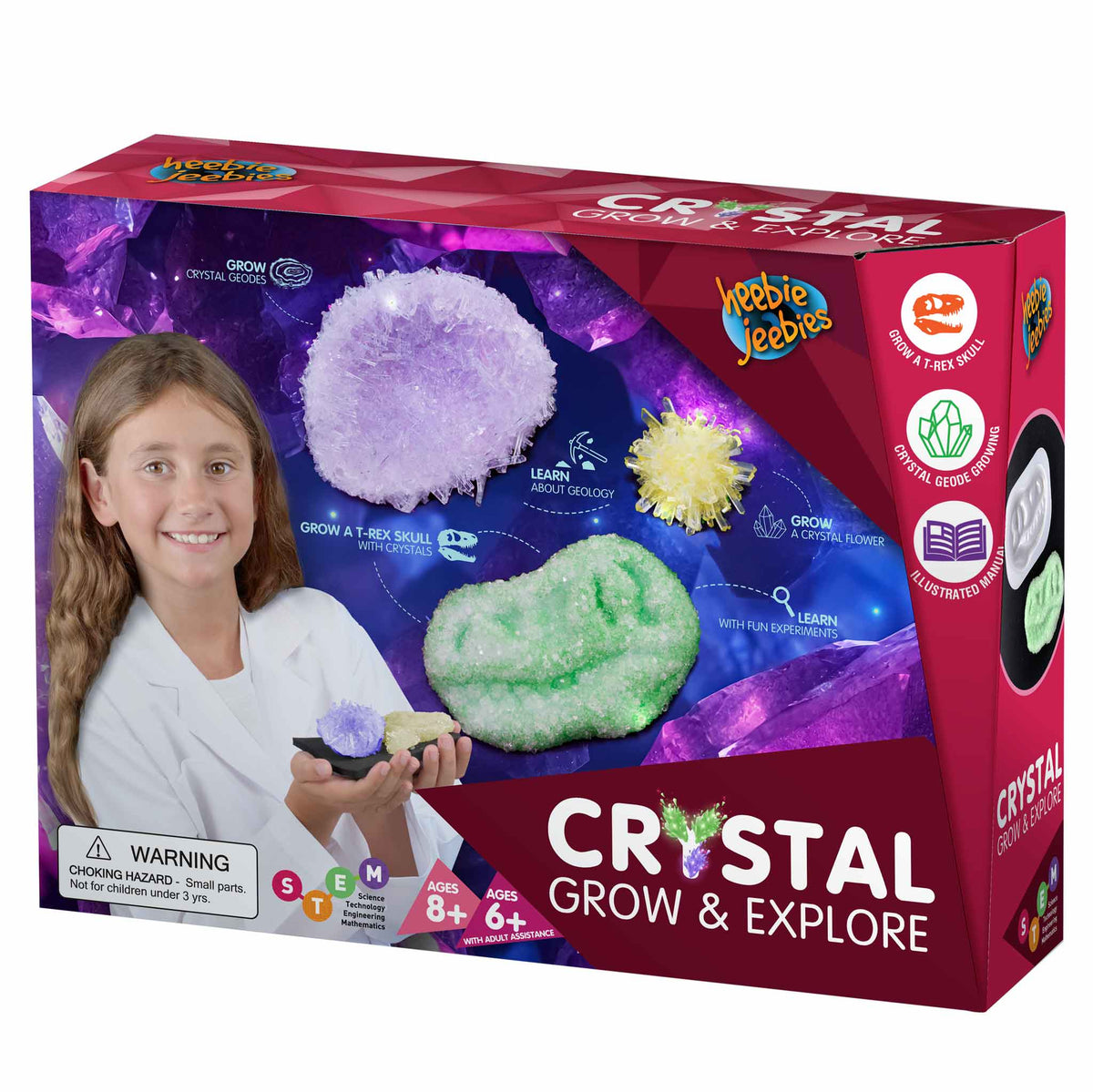 Crystal Grow and Explore Kit | Heebie Jeebies | STEAM Kids