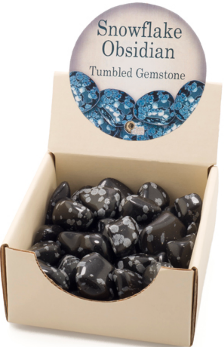 Snowflake Obsidian Tumbled Gemstone