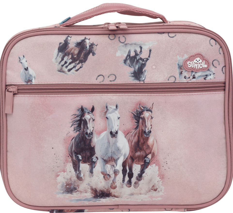 Spencil Big Cooler Lunch Bag - Wild Horses | Insulated Lunch Box ...