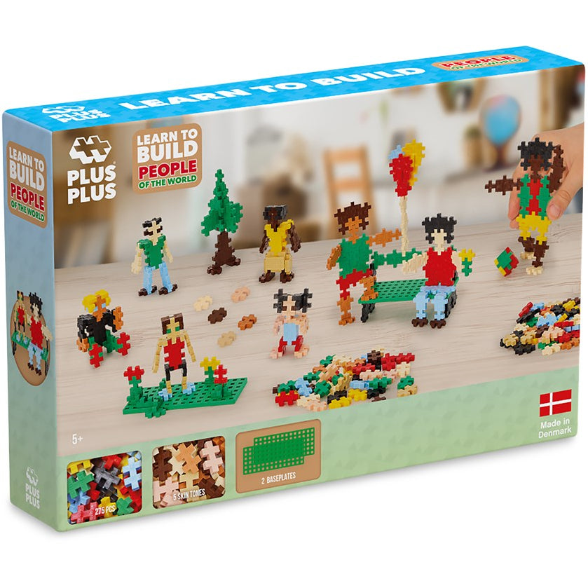 Plus-Plus Mini Learn to Build - People of The World | 275 Pieces + 2 ...