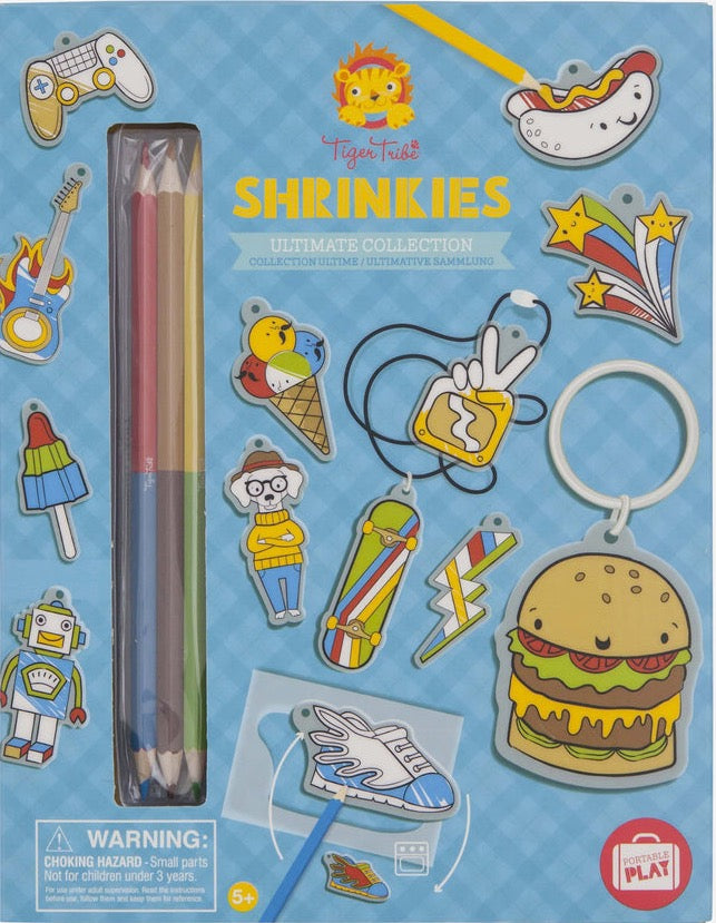 Tiger Tribe Shrinkies Ultimate Collection – DIY Shrink Art Kit | STEAM Kids