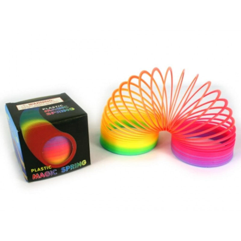Plastic Magic Spring Rainbow Slinky | Classic Retro Toy