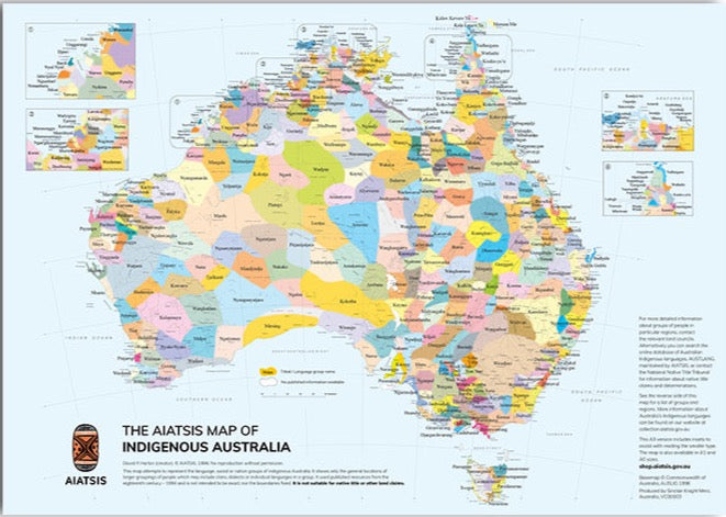 The AIATSIS Map of Indigenous Australia. | STEAM Kids