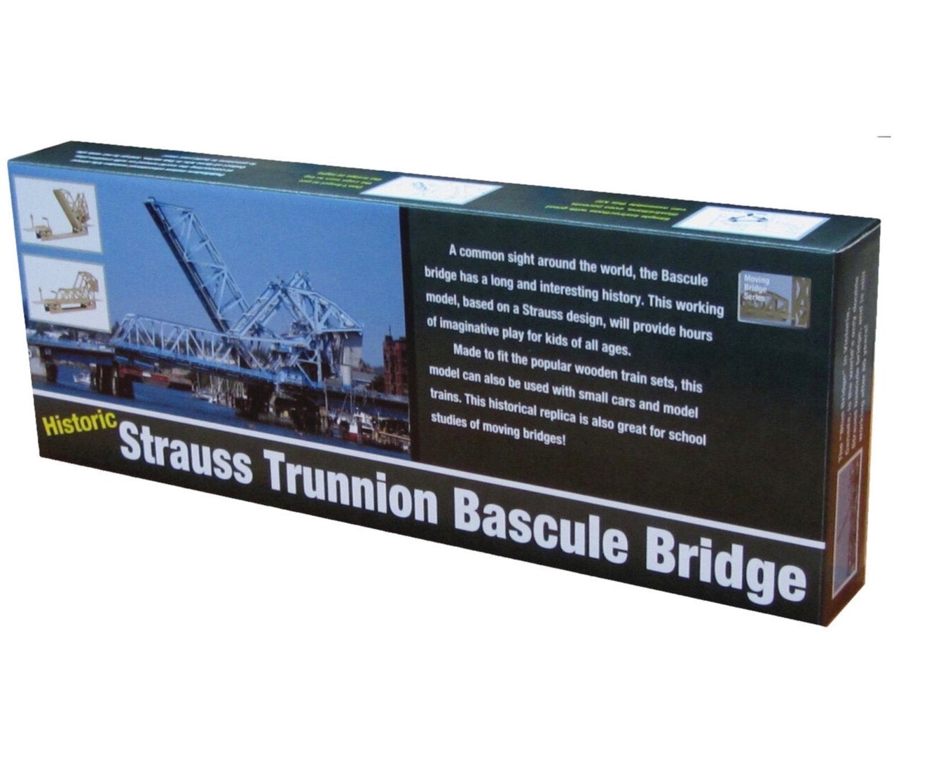 Historic Strauss Trunnion Bascule Bridge Pathfinders Model Kit | STEAM Kids