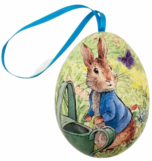 Mini 6cm Egg Shape Tin | Buttercup Back | Peter Rabbit Collection ...