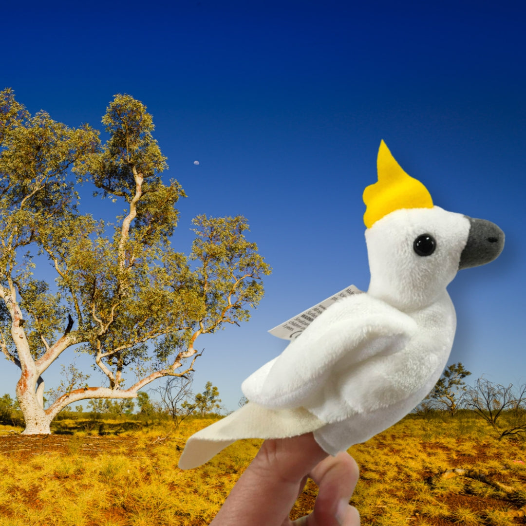 Cockatoo Finger Puppet | Animals of Australia | STEAM Kids