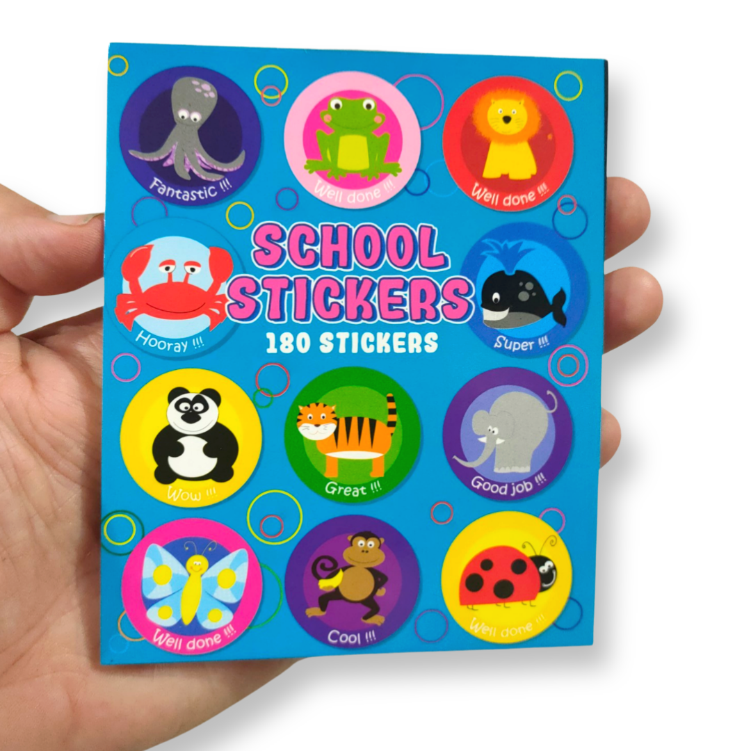 Mini School Sticker Book | 180 Stickers – STEAM Kids